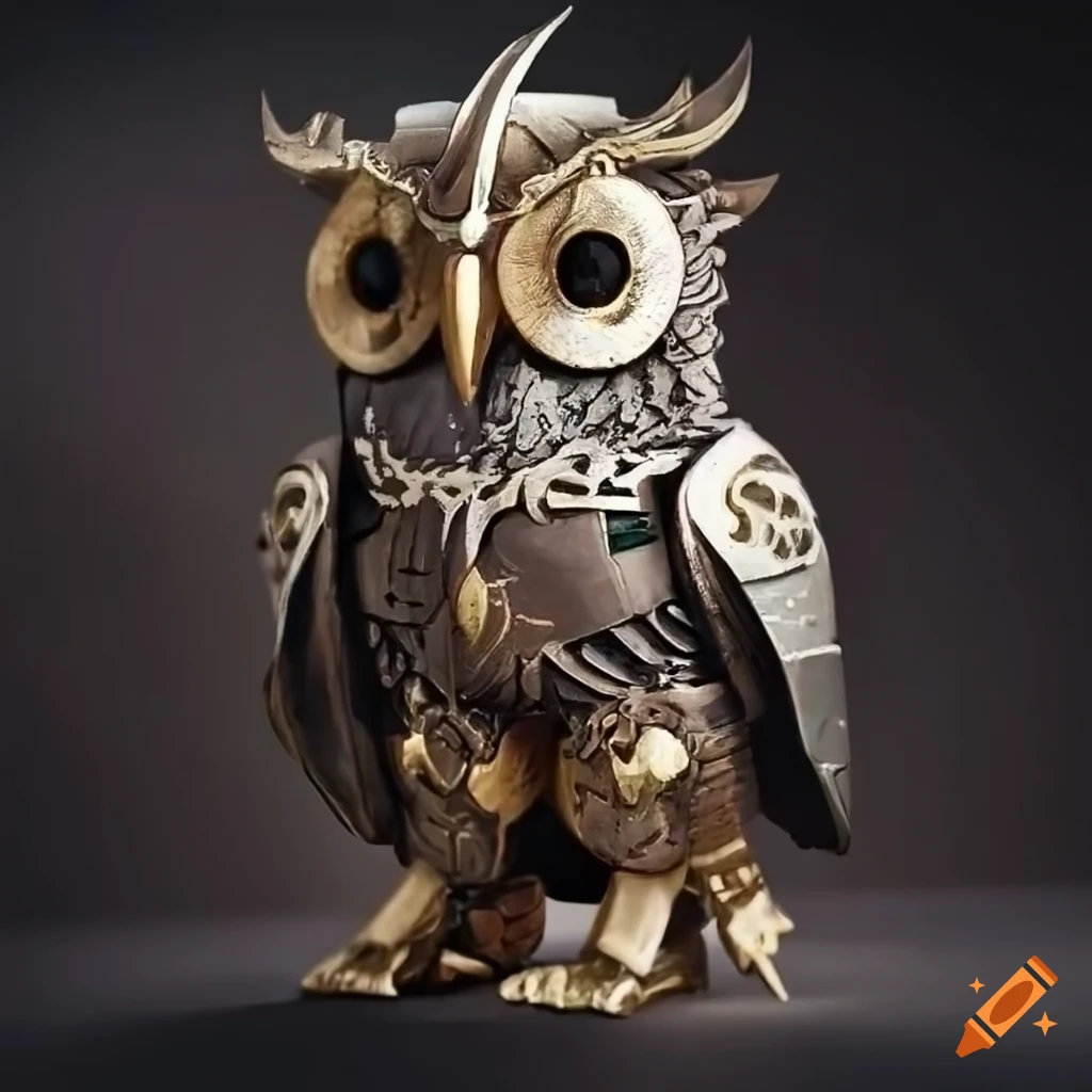 Futuristic smart owl on Craiyon
