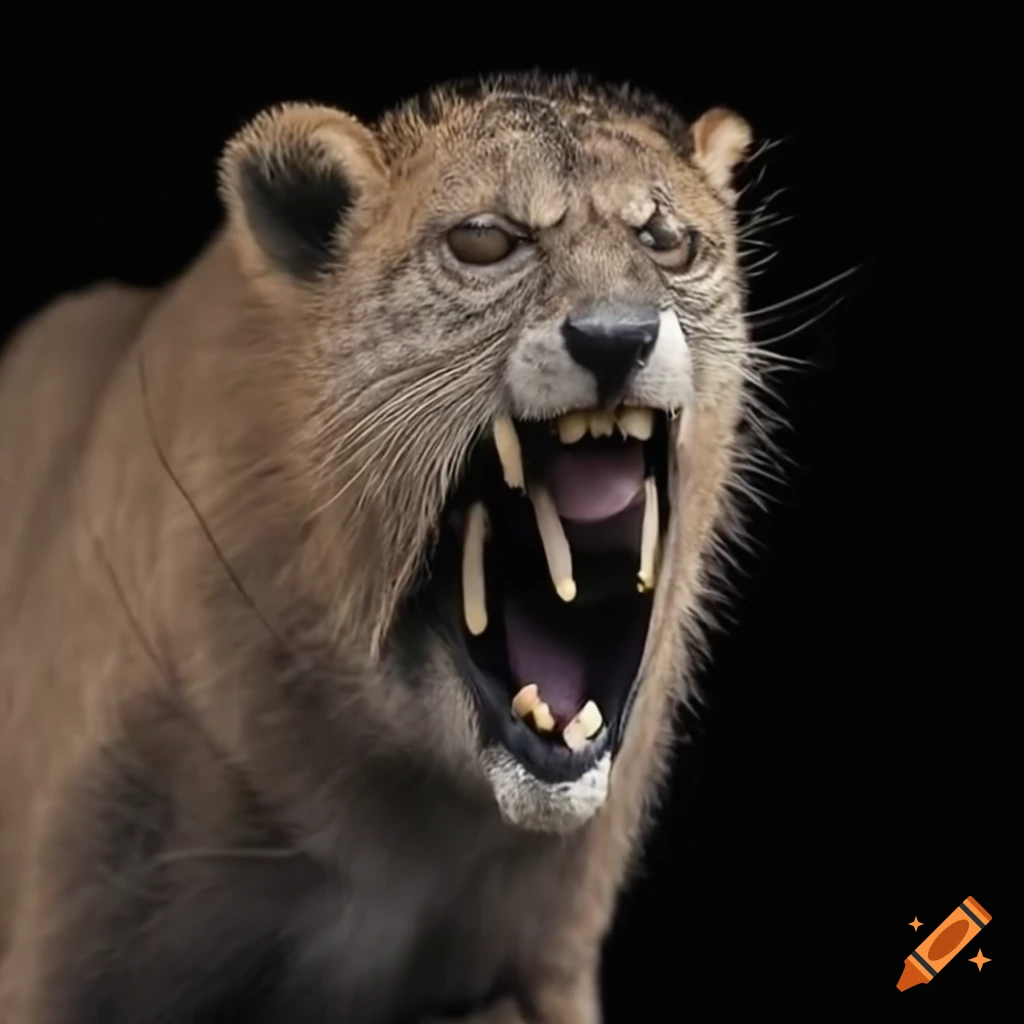Angry animal on Craiyon