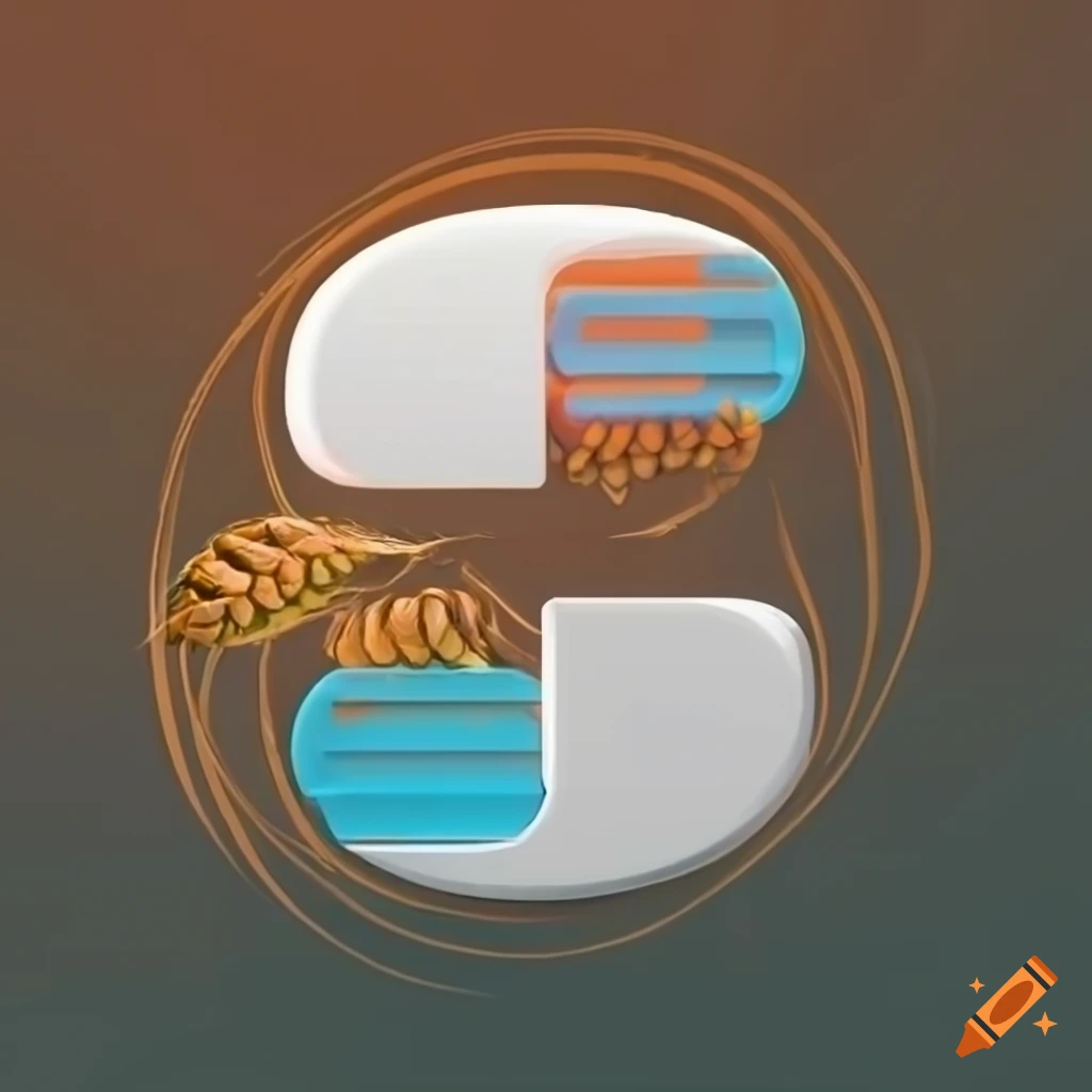 Python programming logo in wheat