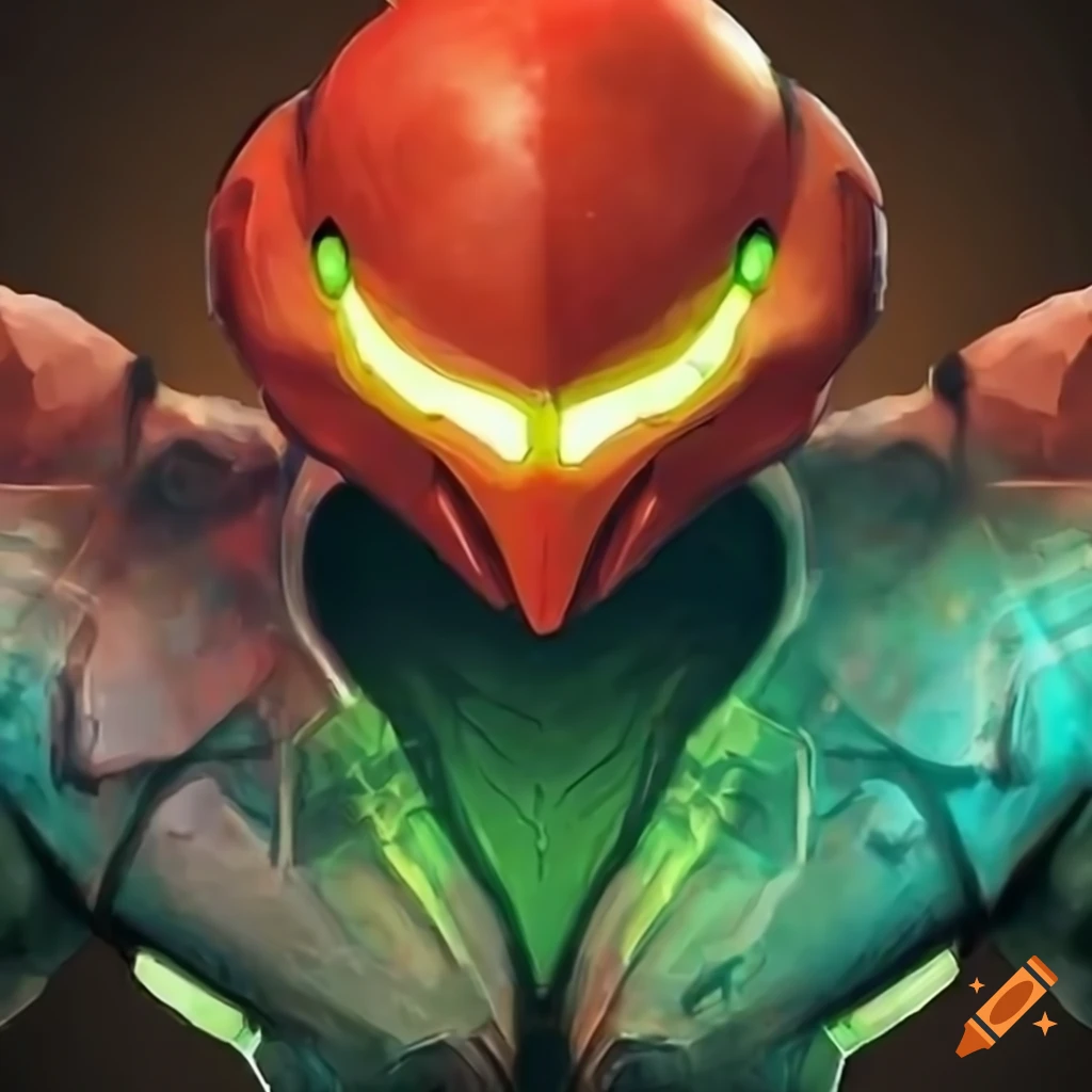 Metroid game illustration on Craiyon