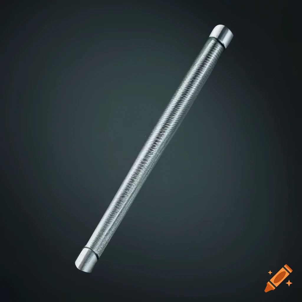 Steel rod with a button on Craiyon