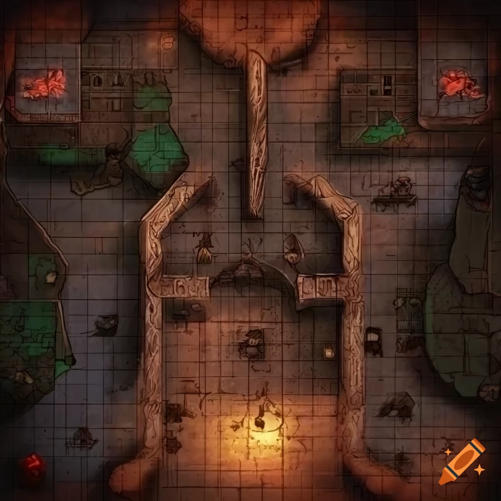 Rpg Dungeon Map