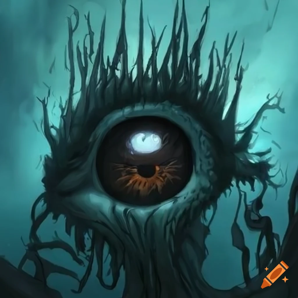 Illustration of an eldritch eye