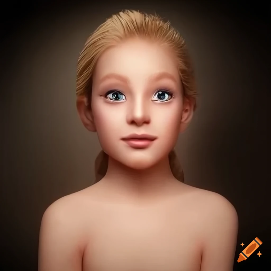 Realistic portrait of Tinker Bell with natural features on Craiyon