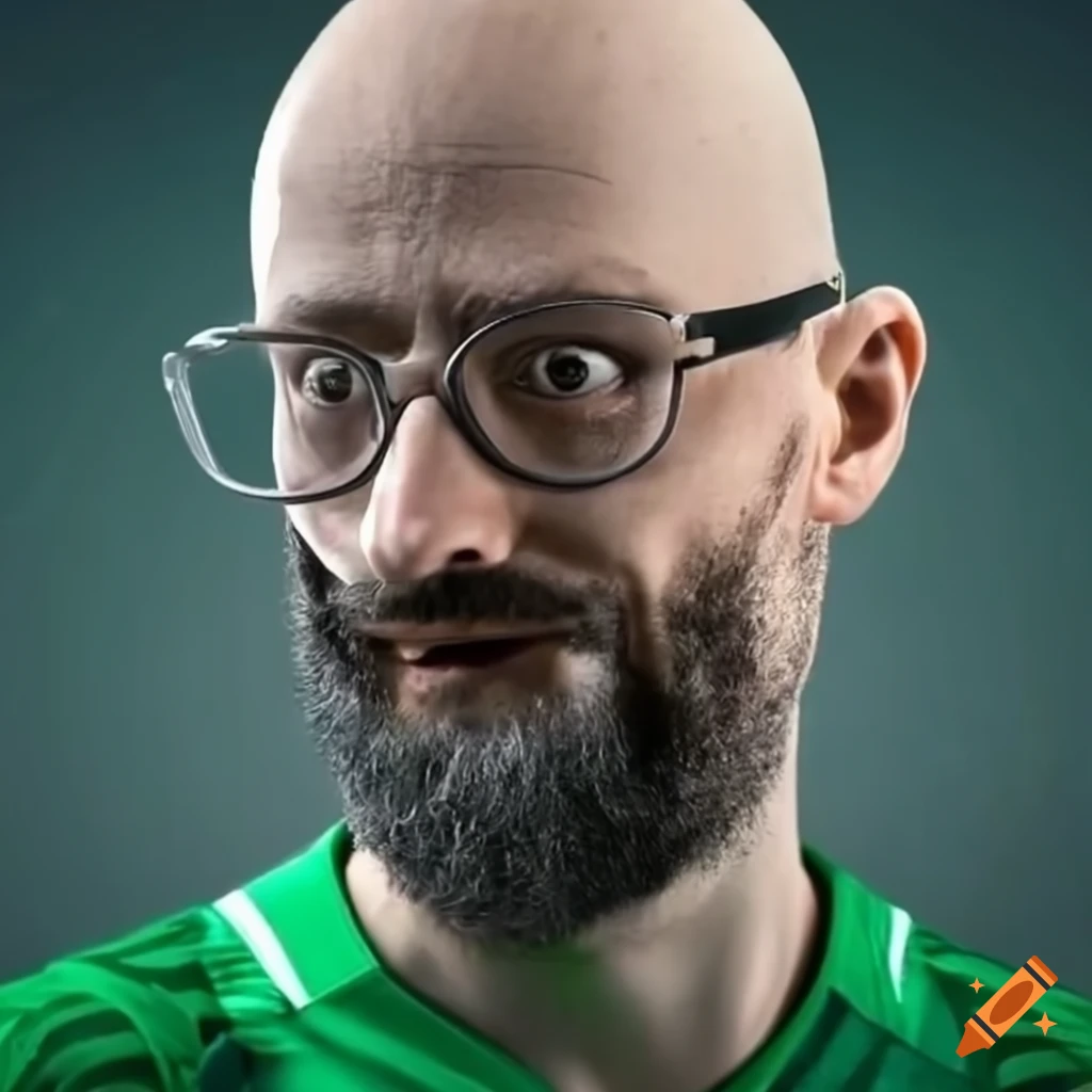 Man playing gamecube in Hibernian football club top on Craiyon