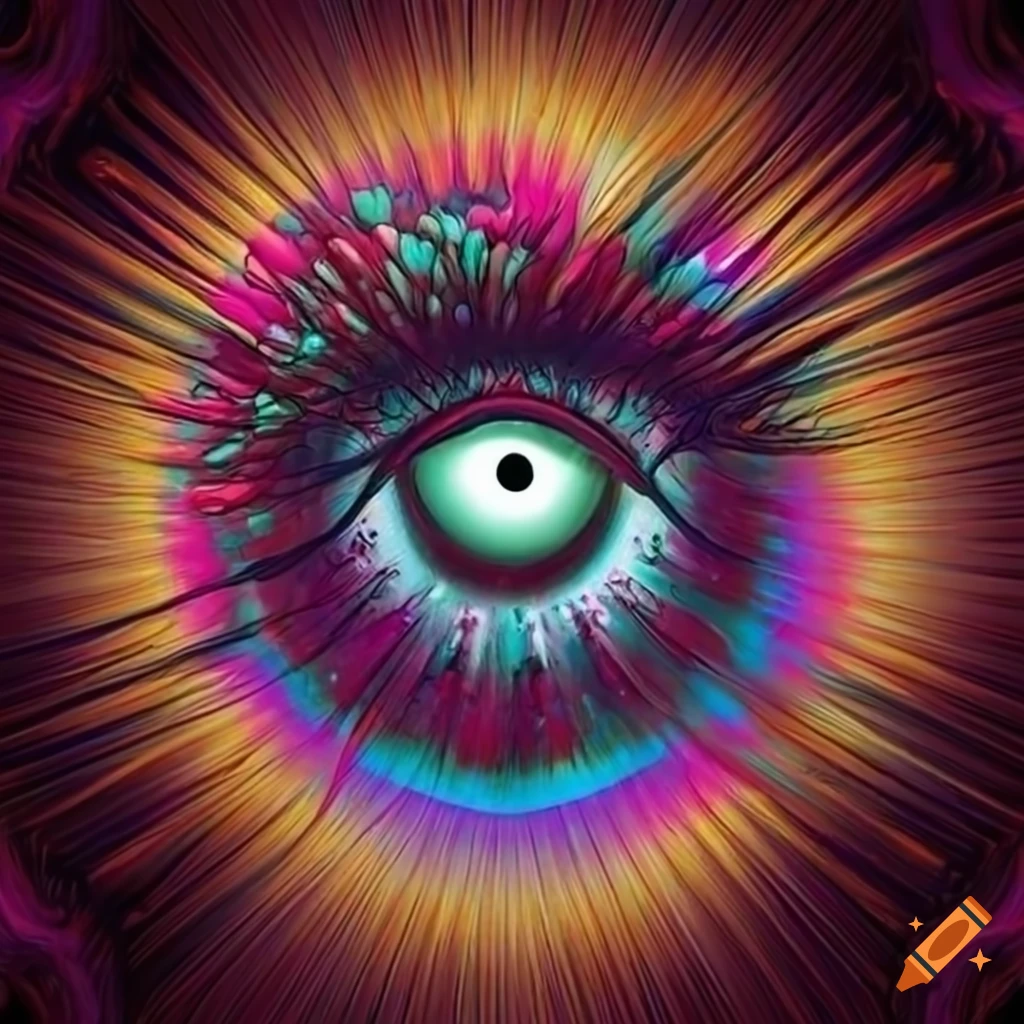 Abstract Representation Of An All Seeing Eye