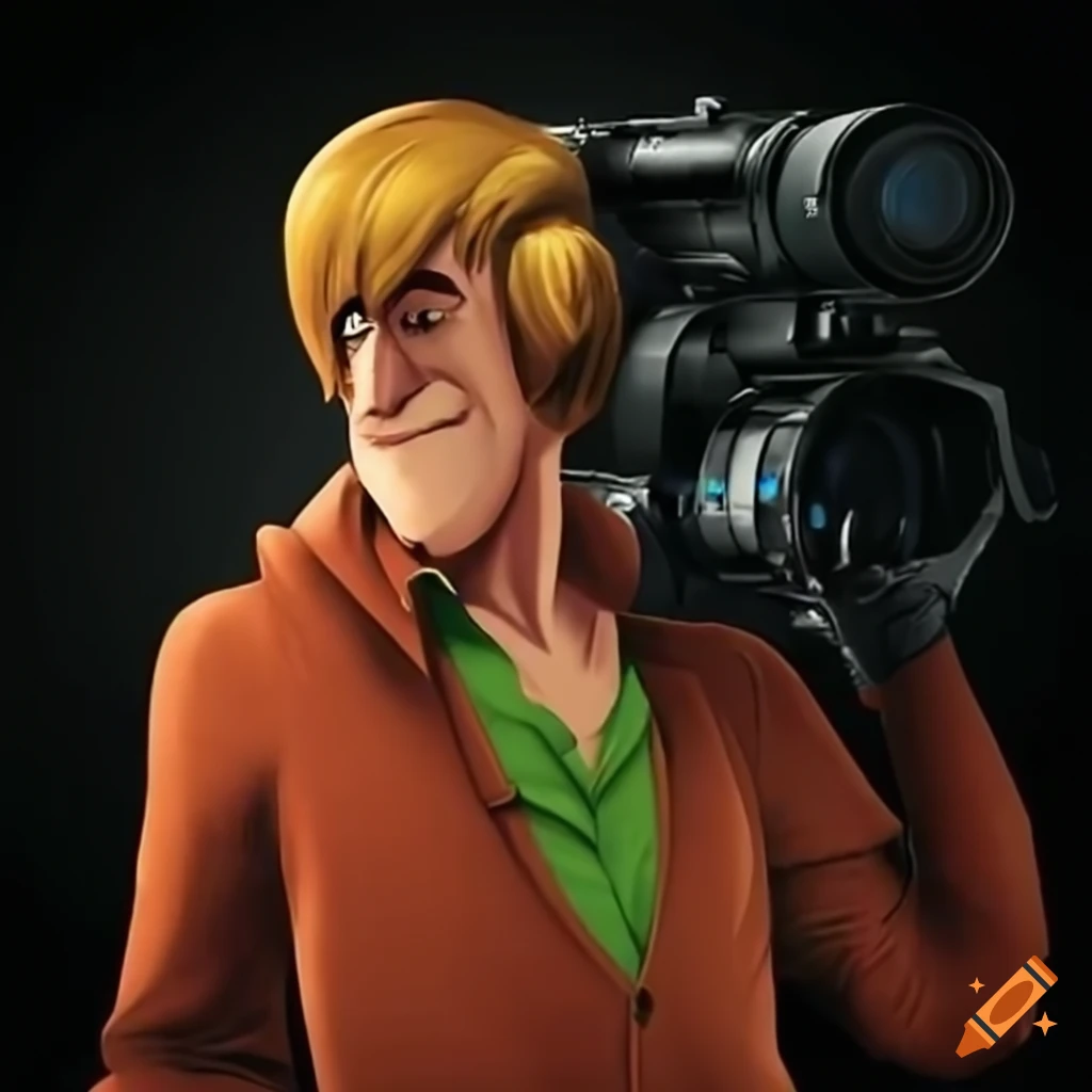 Shaggy as a cameraman