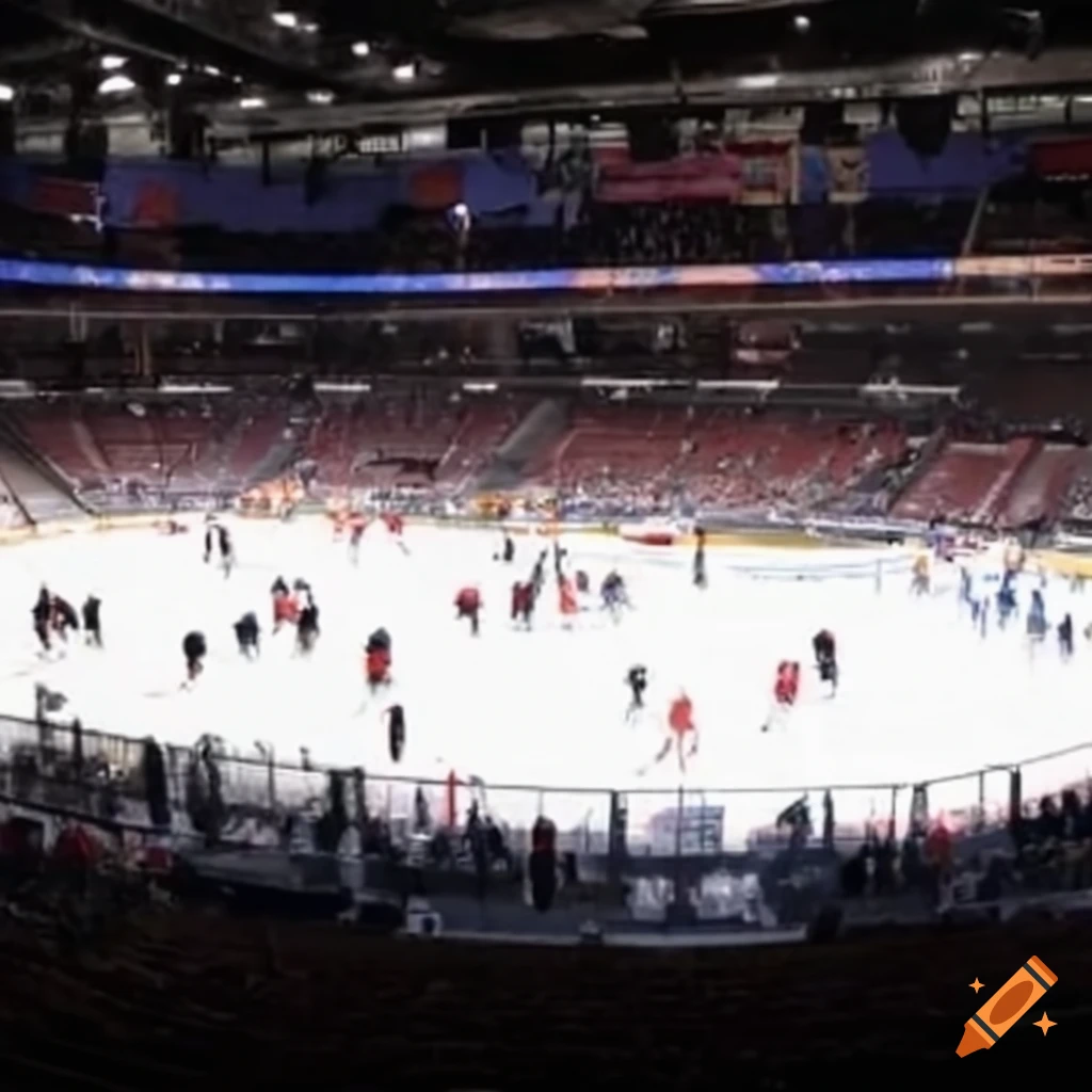 Photo of an arena on Craiyon