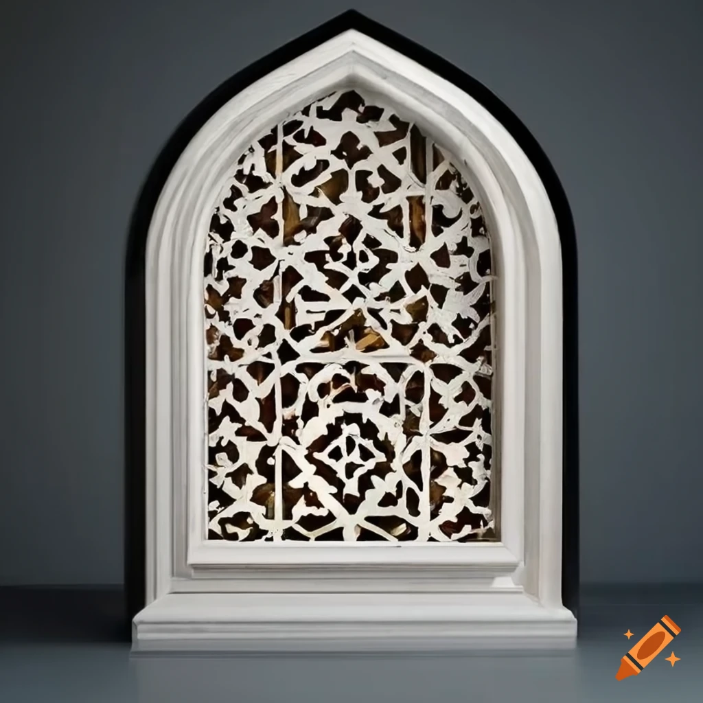 White window altar in islamic art style on Craiyon