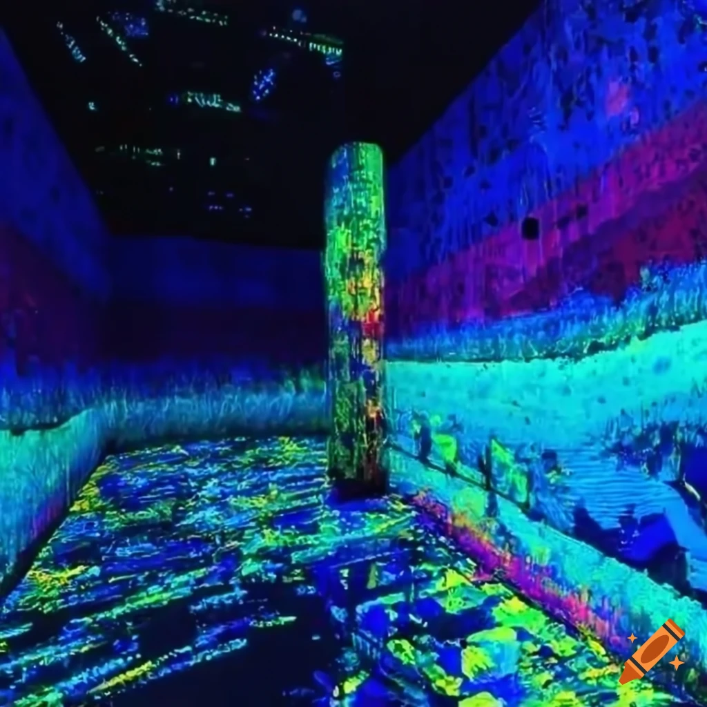 Vibrant pixelated digital art