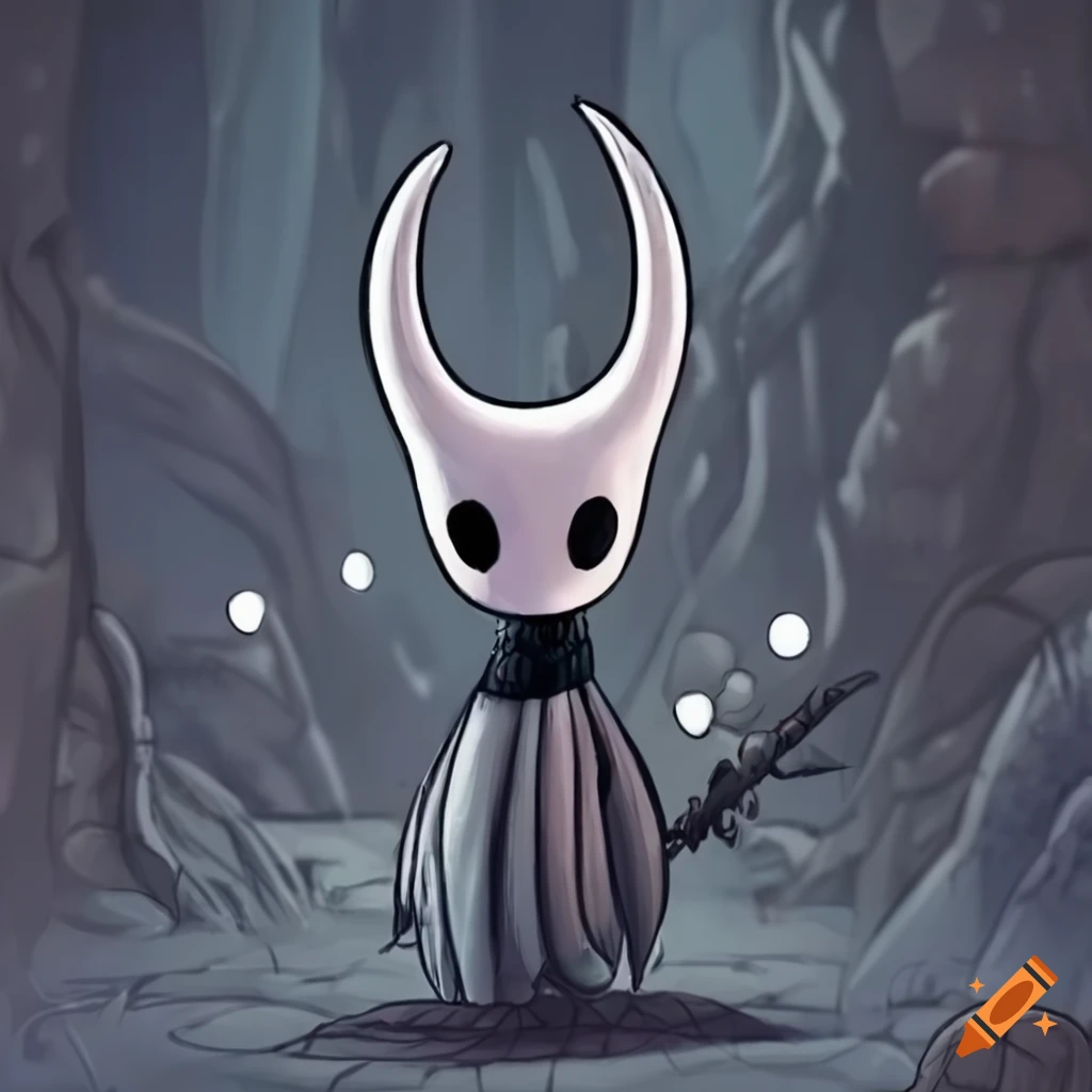 Image of hollow knight character on Craiyon