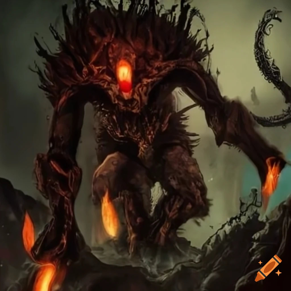 Cover of the book 'whom gods destroy' on Craiyon