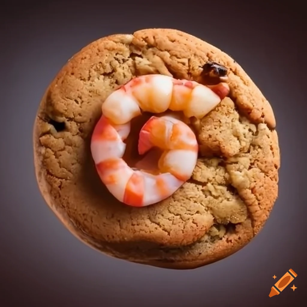 Shrimp macadamia nut cookie on Craiyon