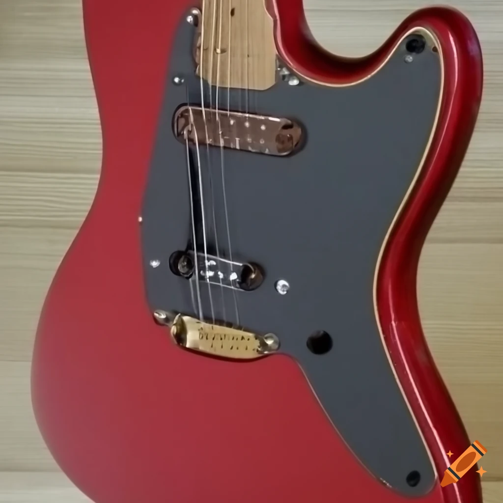 Image of an offset guitar body on Craiyon