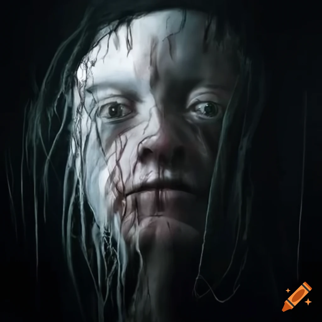 Frightening artwork depicting extreme fear on Craiyon