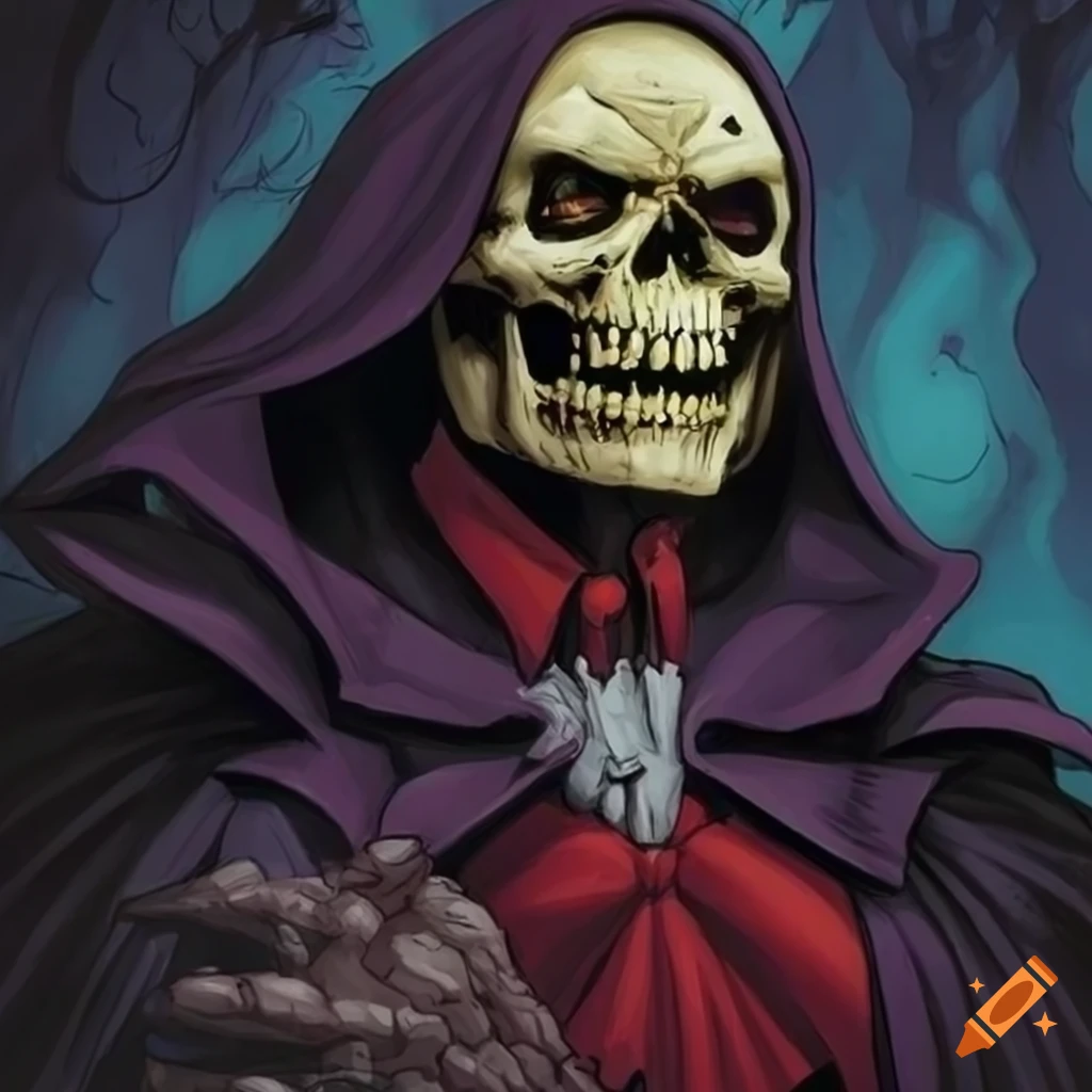 Dark vampire ova comic cover with red glowing eyes on Craiyon