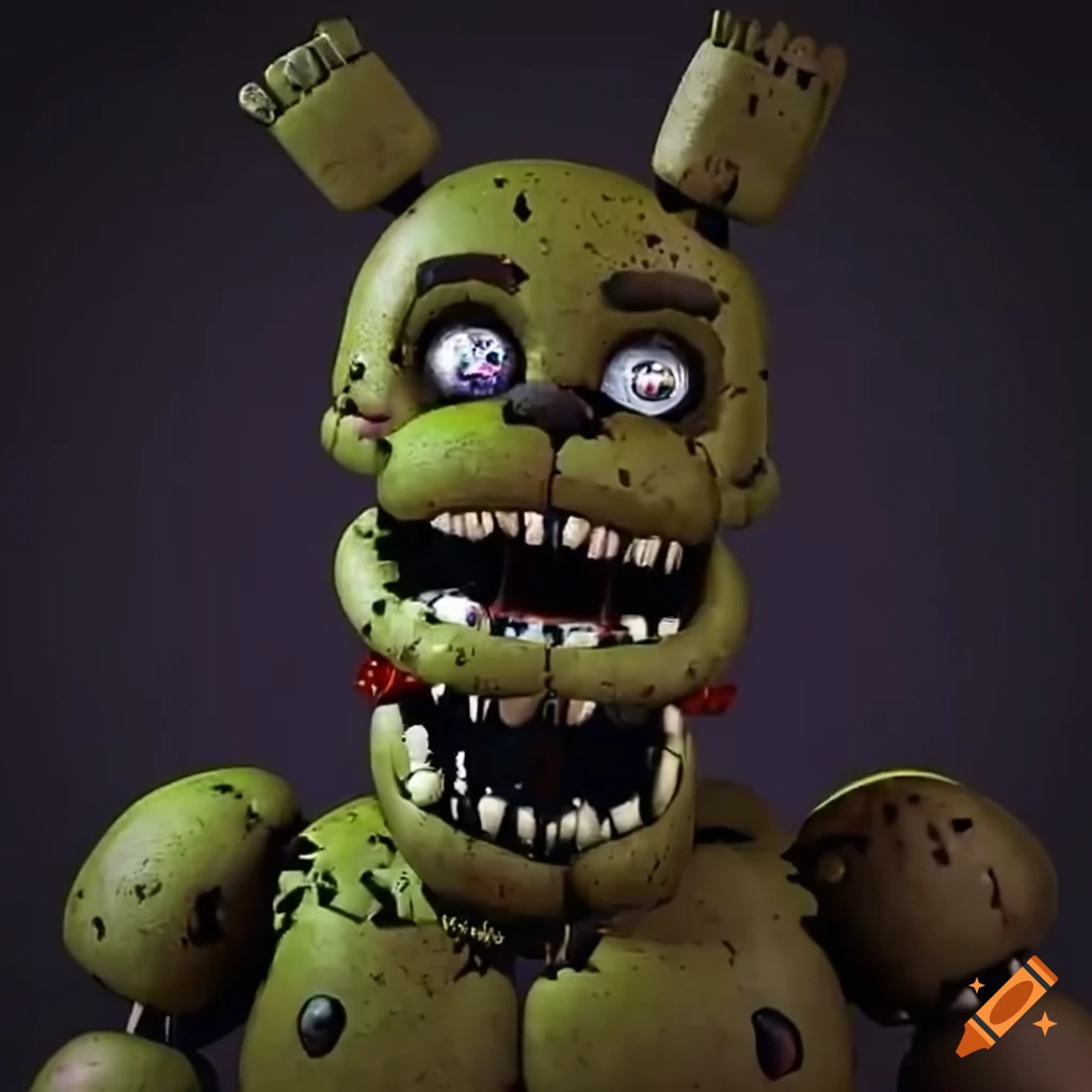 Image of springtrap character on Craiyon