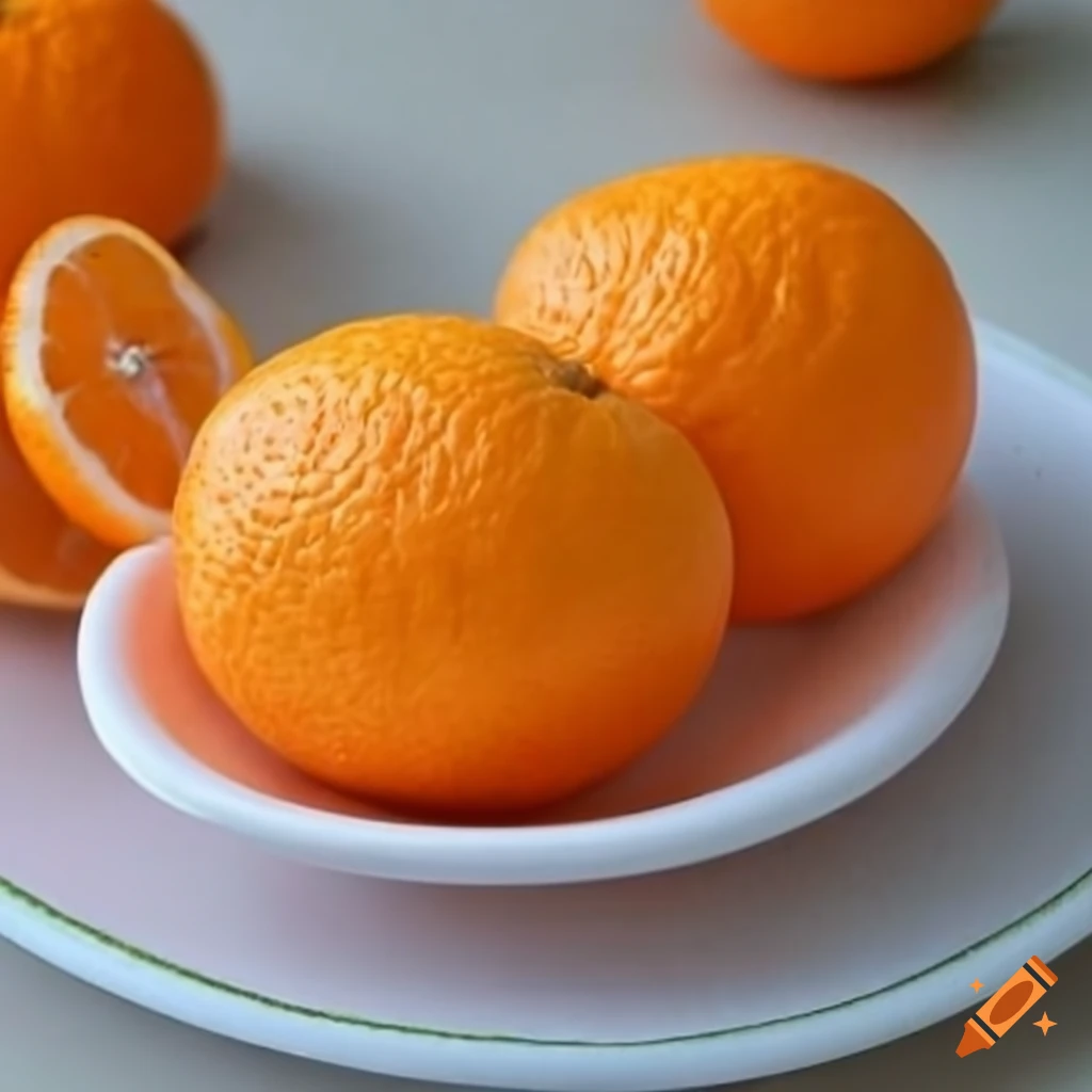 Juicy orange fruit on Craiyon