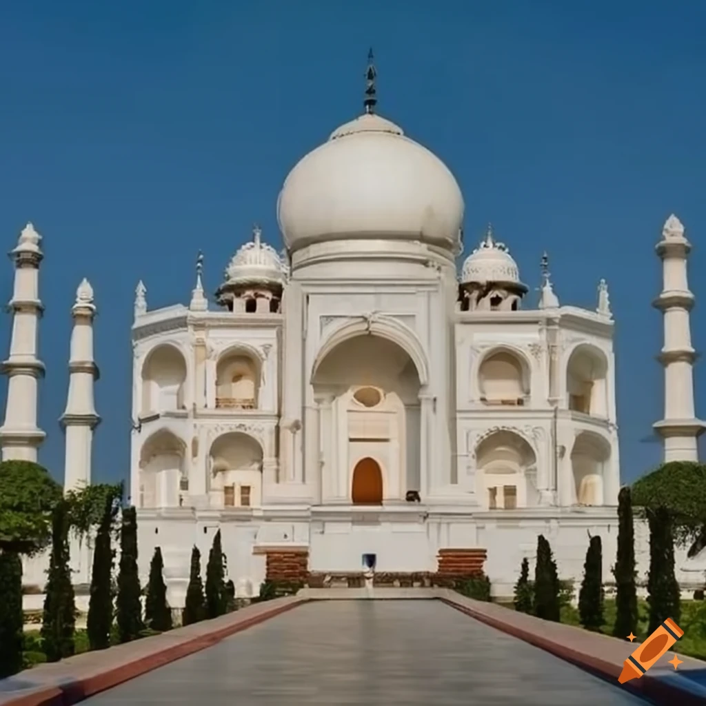 Front elevation of a mediterranean-style building on Craiyon
