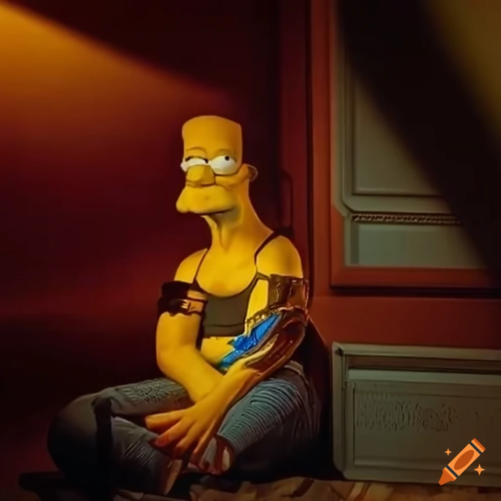 Fusion image of doom and homer simpson on Craiyon