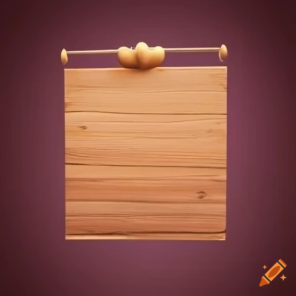 Disney style wooden sign banner