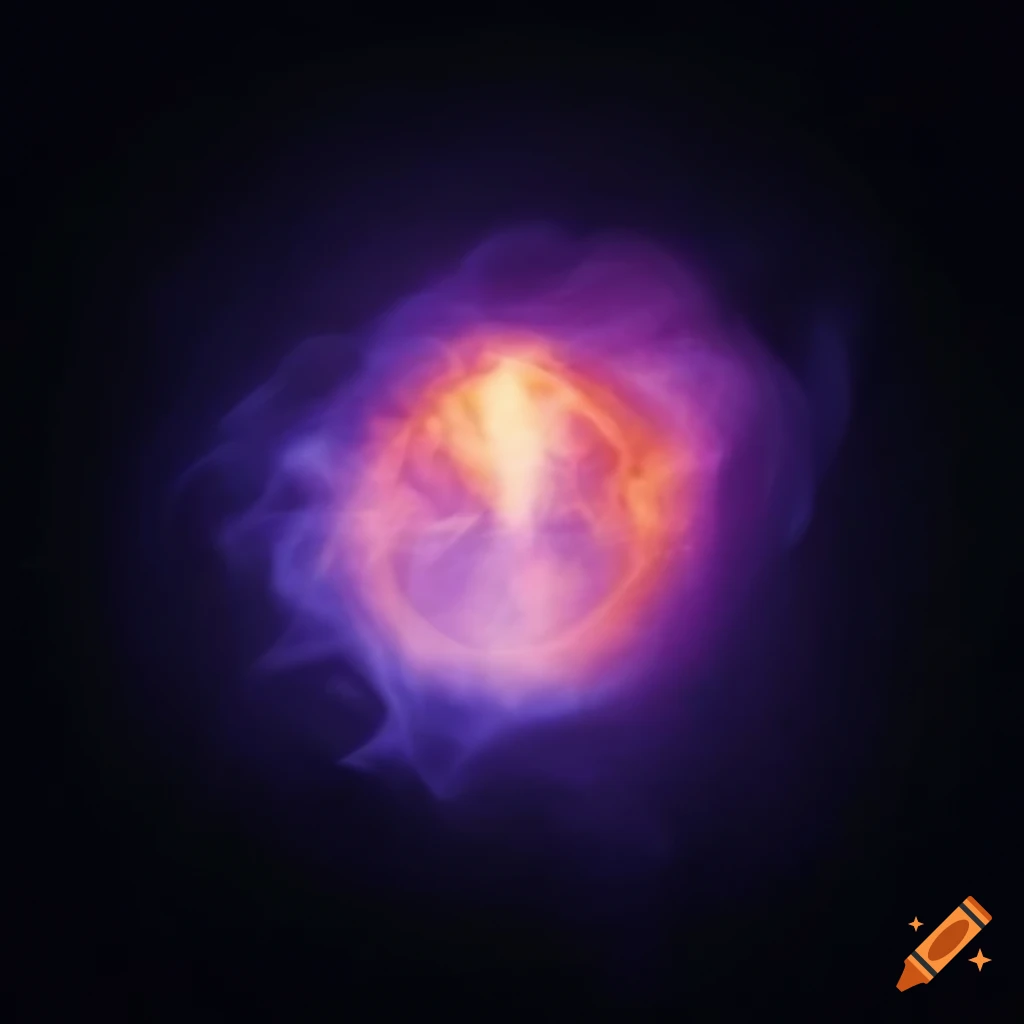 Flame particle in the shape of a disc on Craiyon