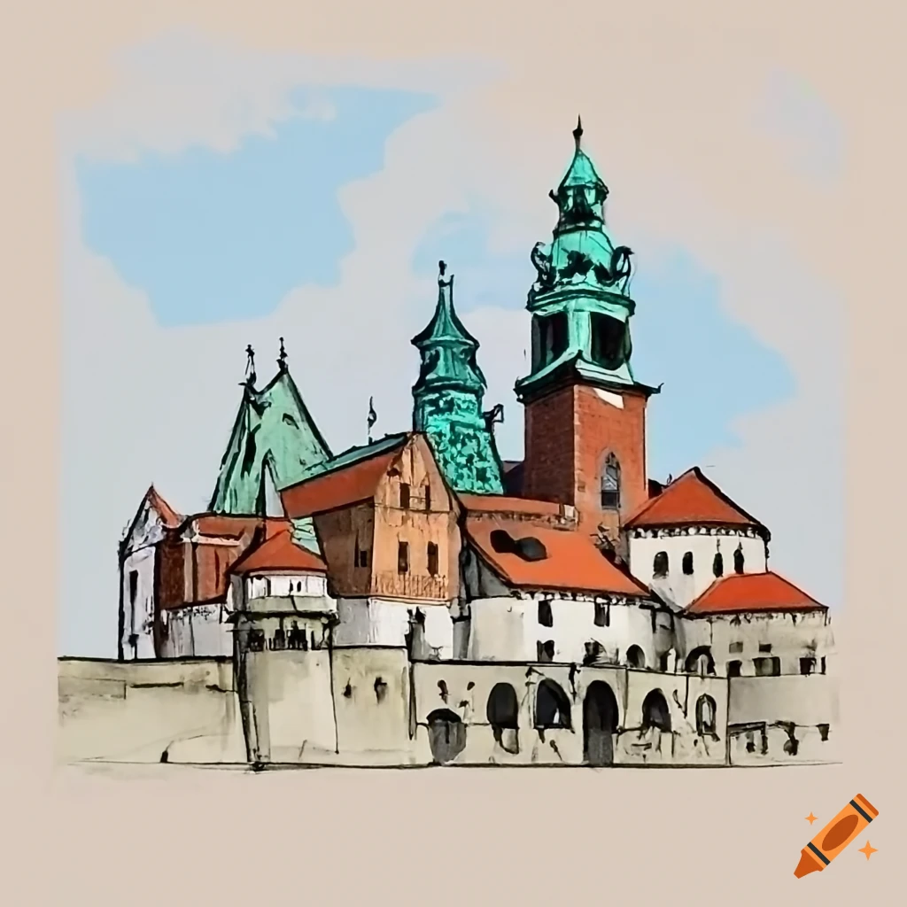 Wawel castle on Craiyon