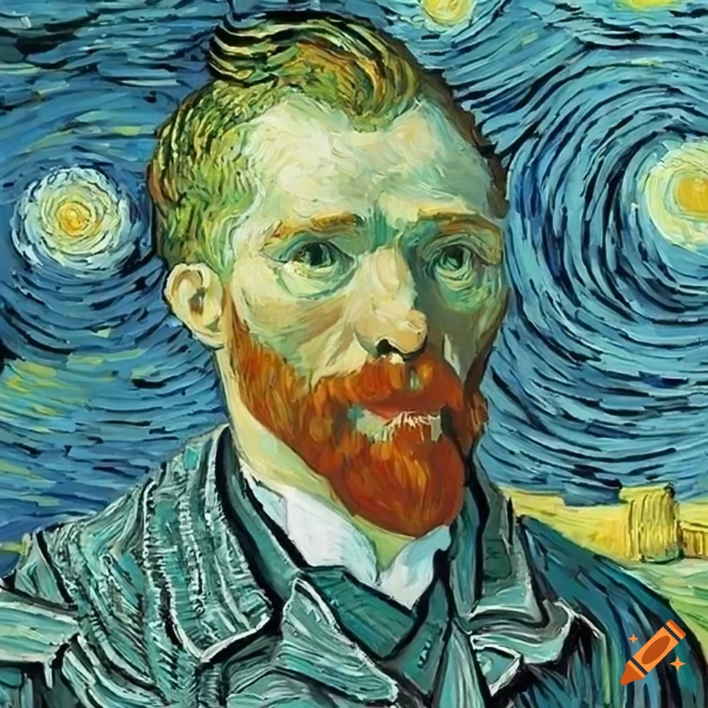 Santa claus in the style of van gogh on Craiyon