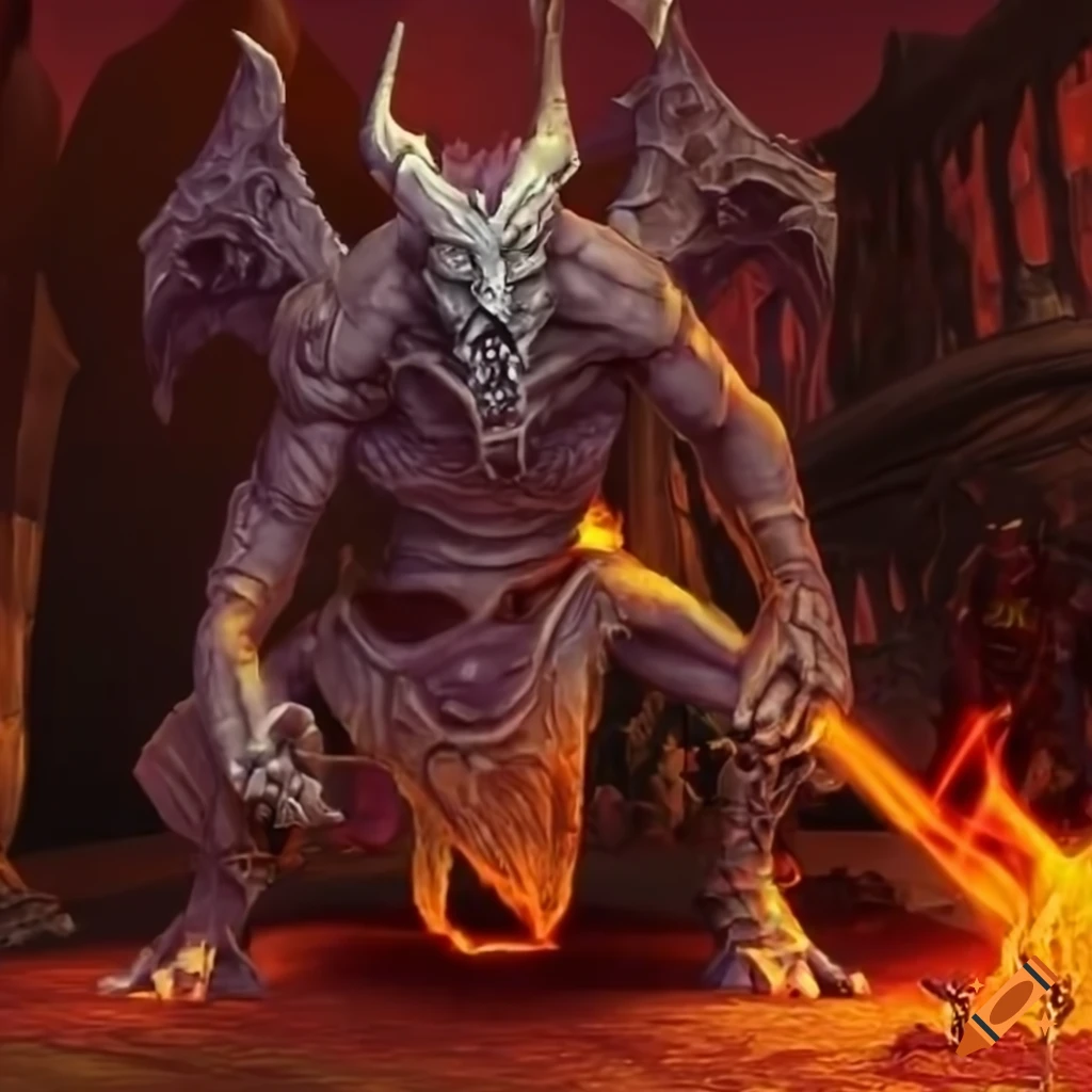 Digital art of morgrath the soul devourer