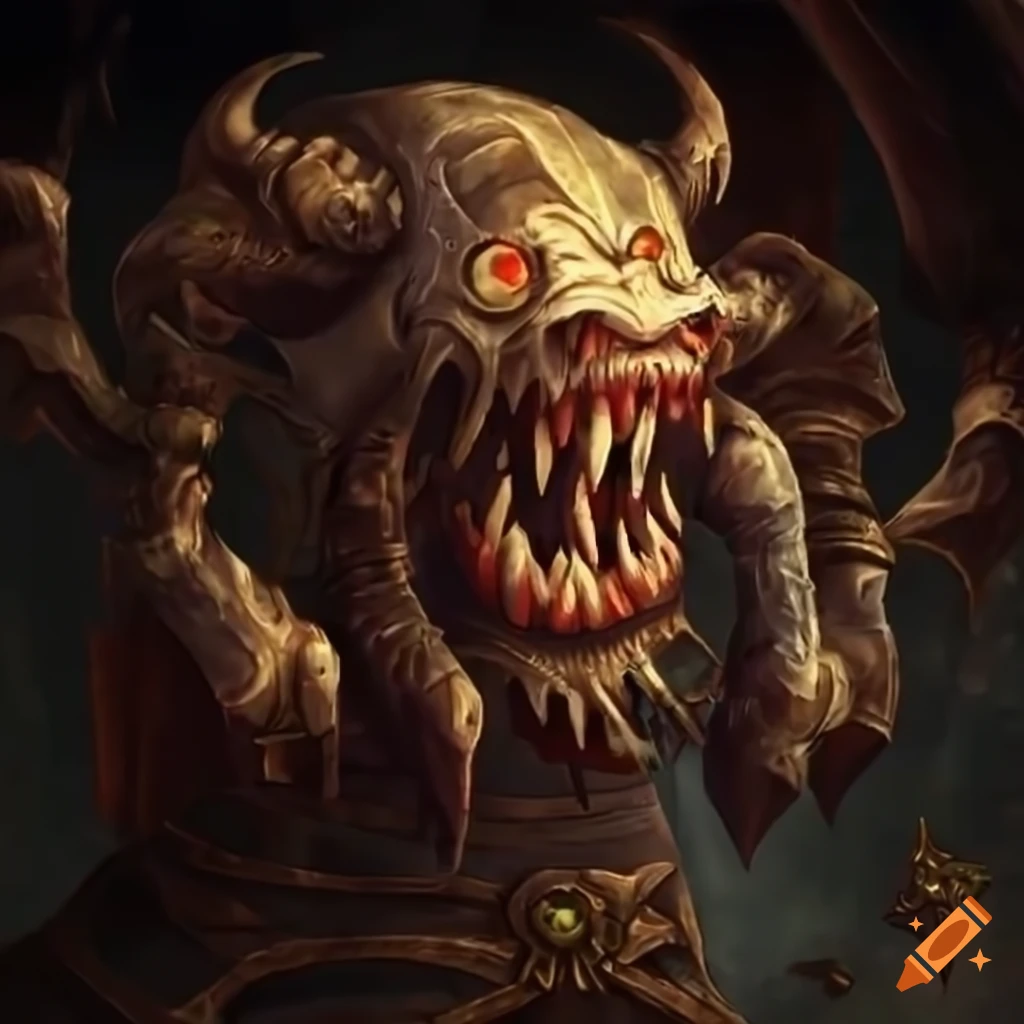 Mimic god chest in a fantasy video game on Craiyon