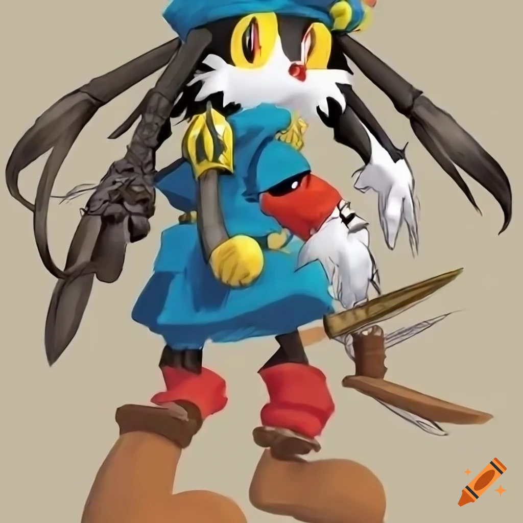 Portrait of a cute anthro character in a hero pose on Craiyon