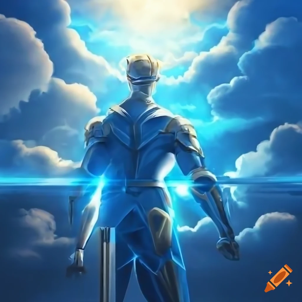 Detailed anime artwork of a bodybuilder knight on Craiyon