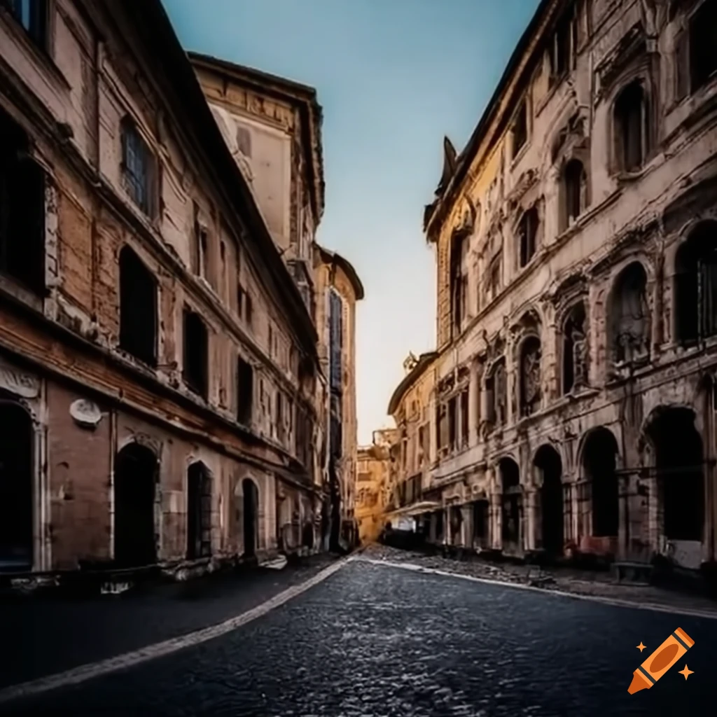 Streets of ancient rome