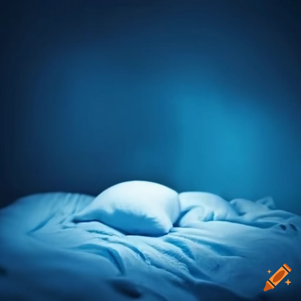 A person sleeping on a bed with an alarm clock nearby on Craiyon