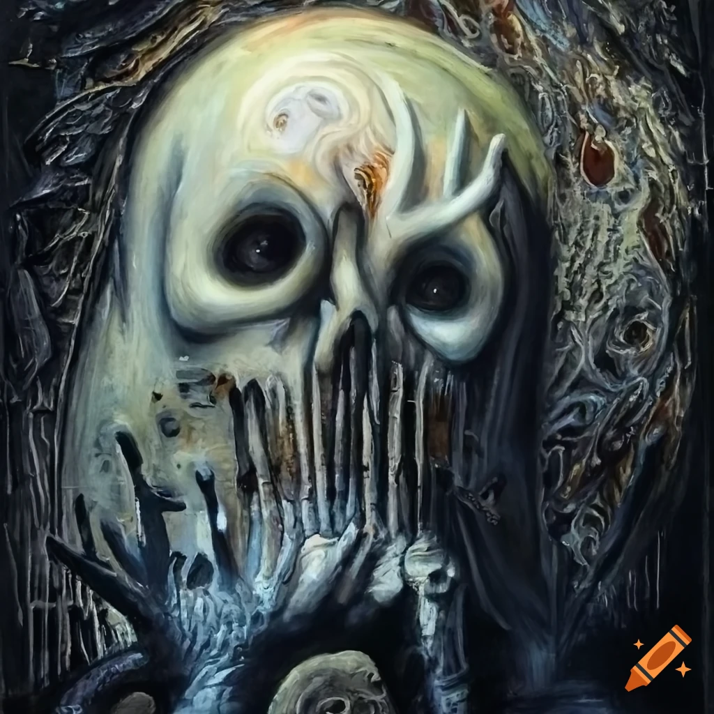 Dark supernatural oil painting inspired by dan seagrave on Craiyon