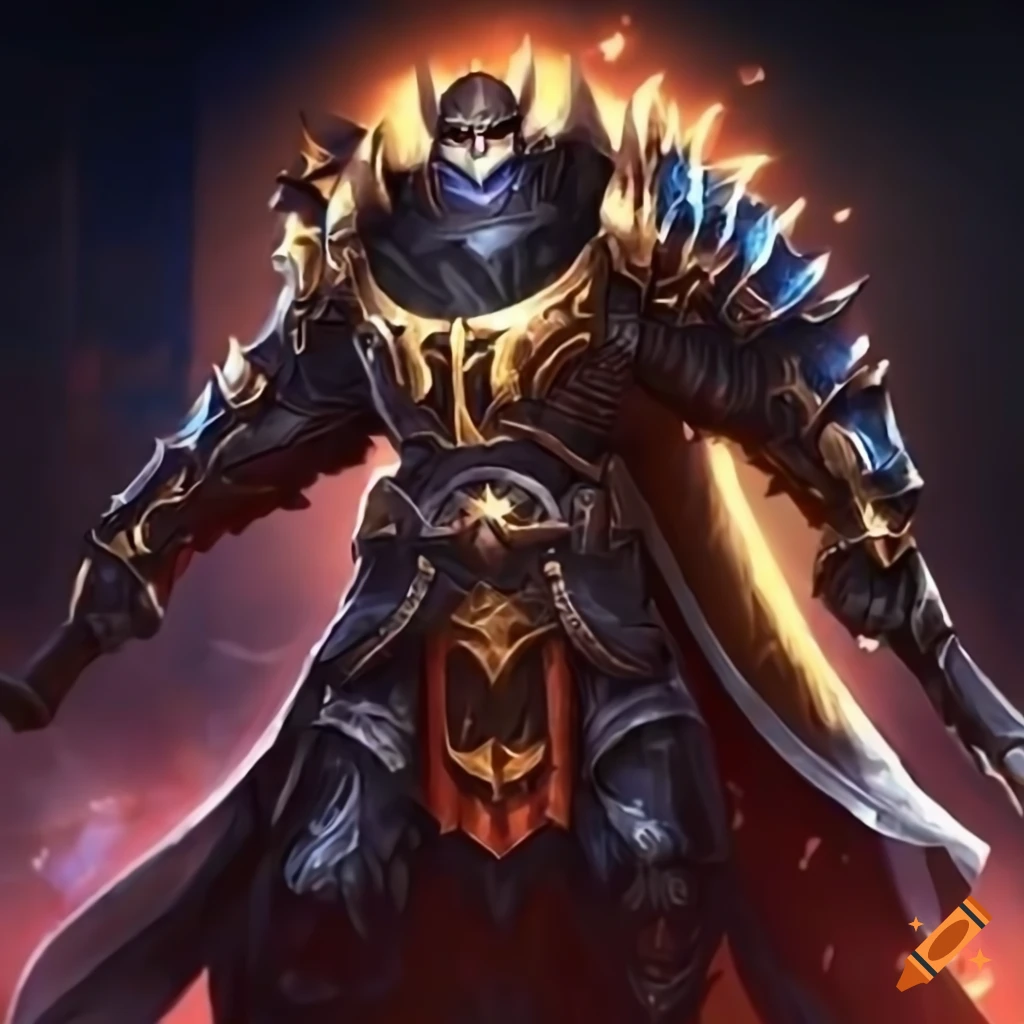 Epic warlord image for mobile game profile