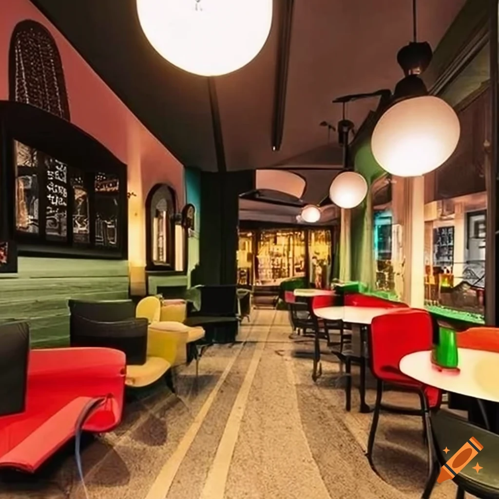 Image of an inclusive café on Craiyon
