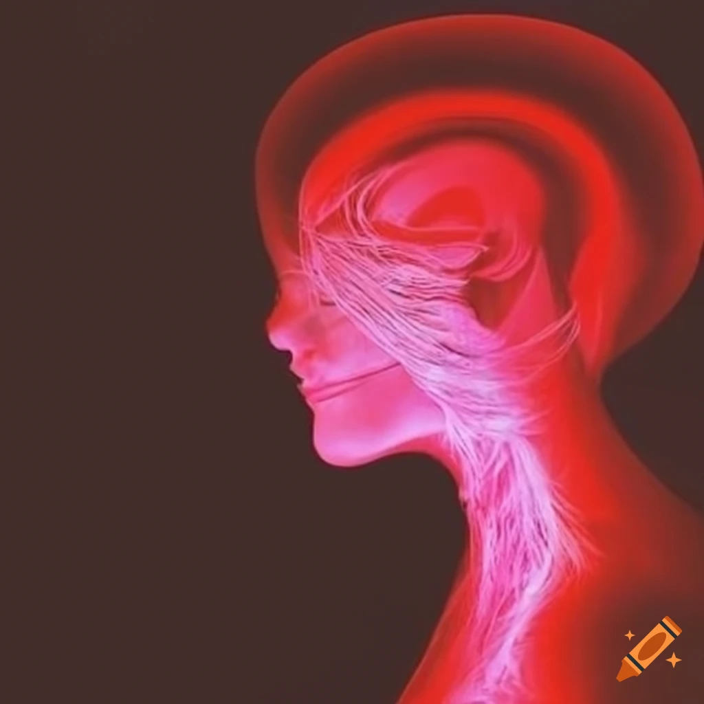 Illustration of human emotion pain by a young artist on Craiyon