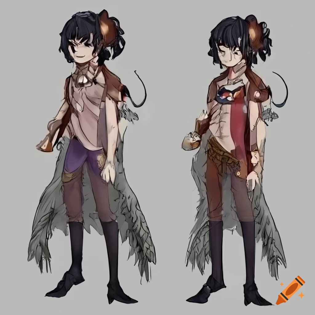 Unique original character art on Craiyon