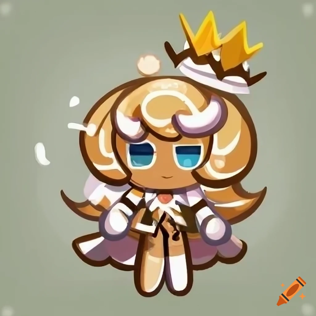Illustration of an aged cream king character in cookie run on Craiyon
