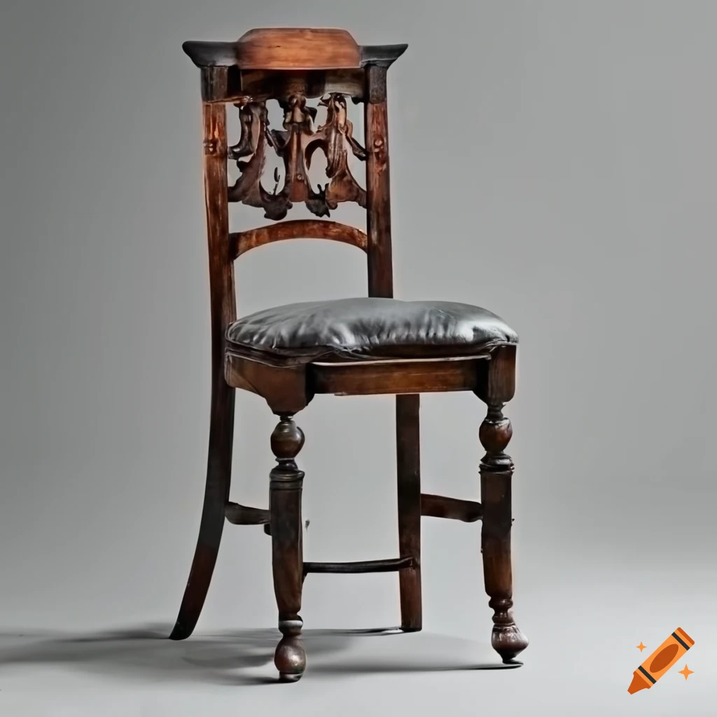 19th century coal kitchen chair