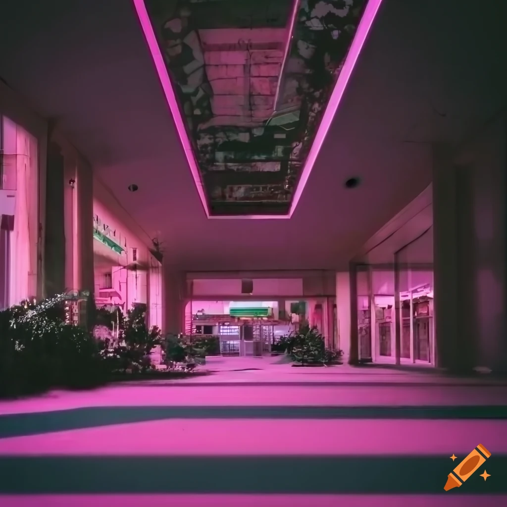 Liminal mall on Craiyon