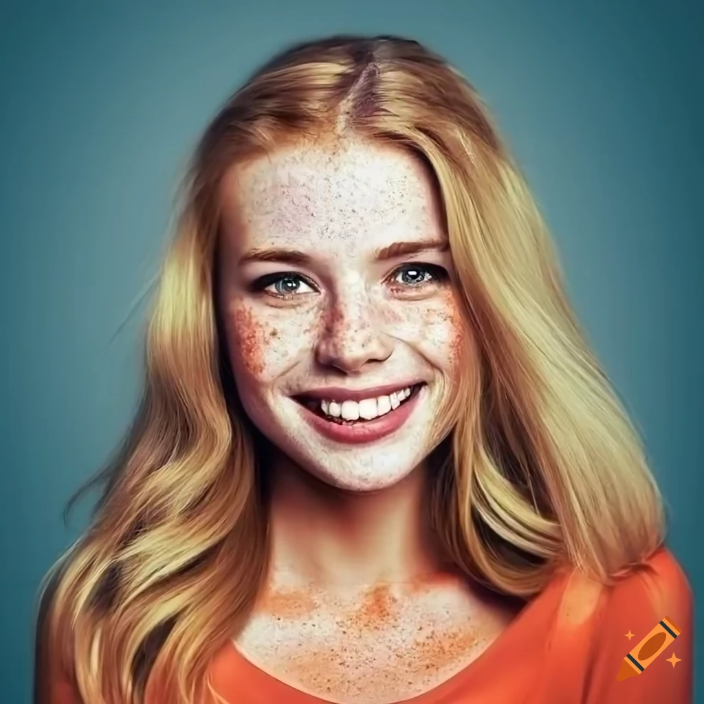 Freckled Strawberry Girl