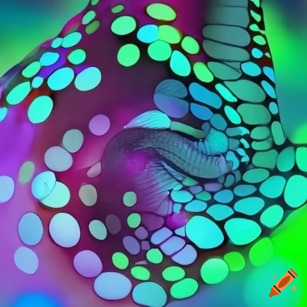 Abstract art of an aperiodic monotile