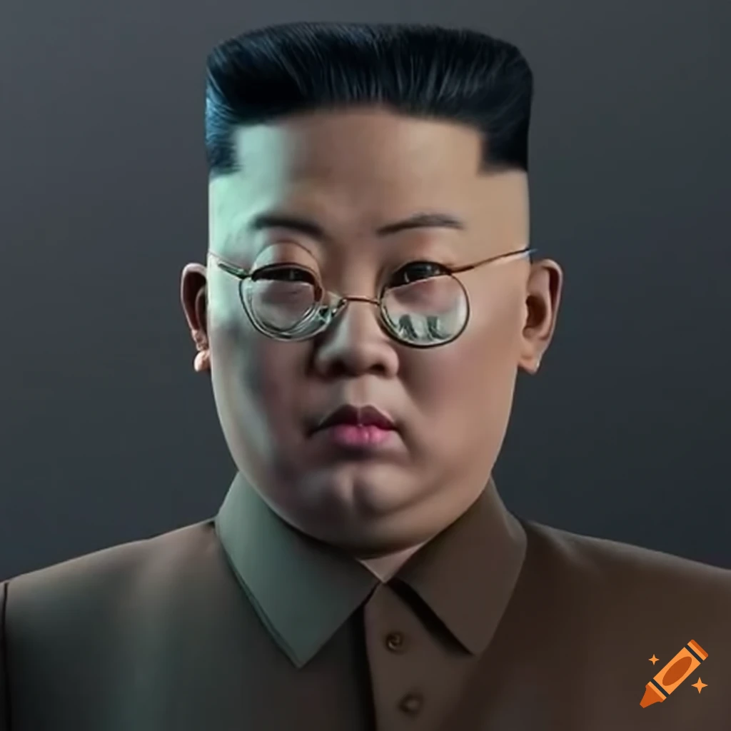 Satirical mask inspired by kim jong-un on Craiyon