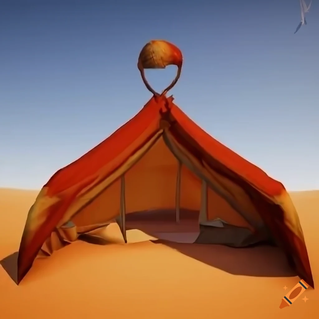 Unreal engine 5 character of a pale-skinned elf warrior in a desert on ...