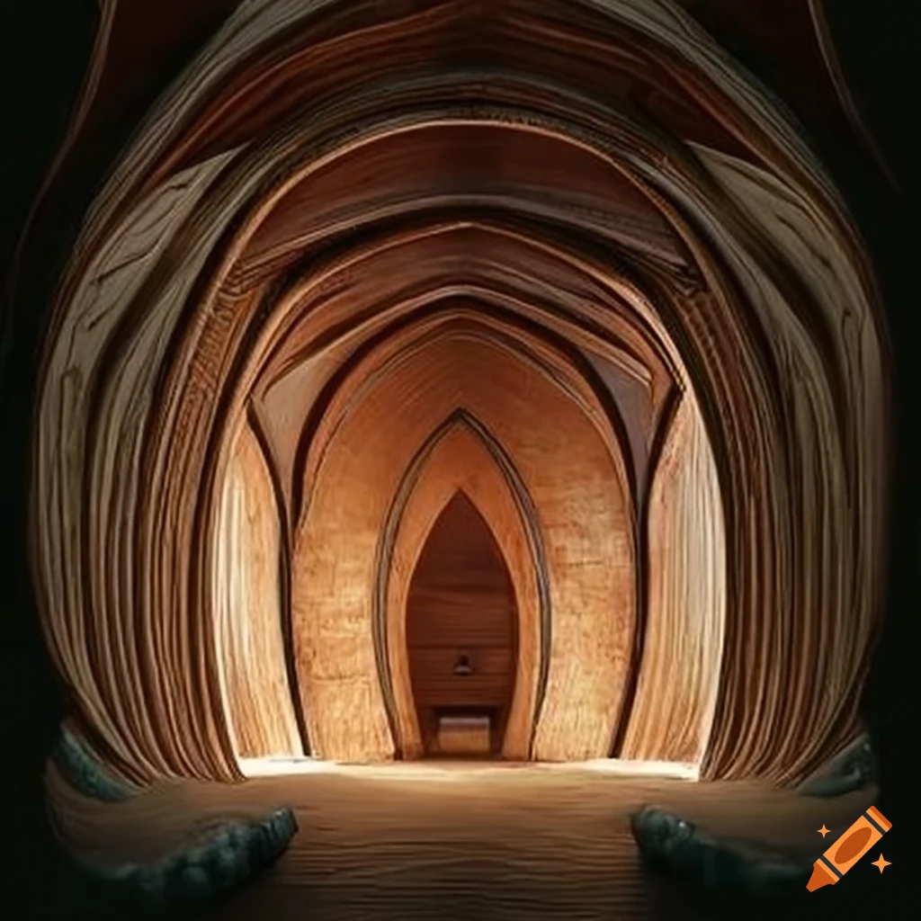 Illusory giant clam architecture cabin on Craiyon