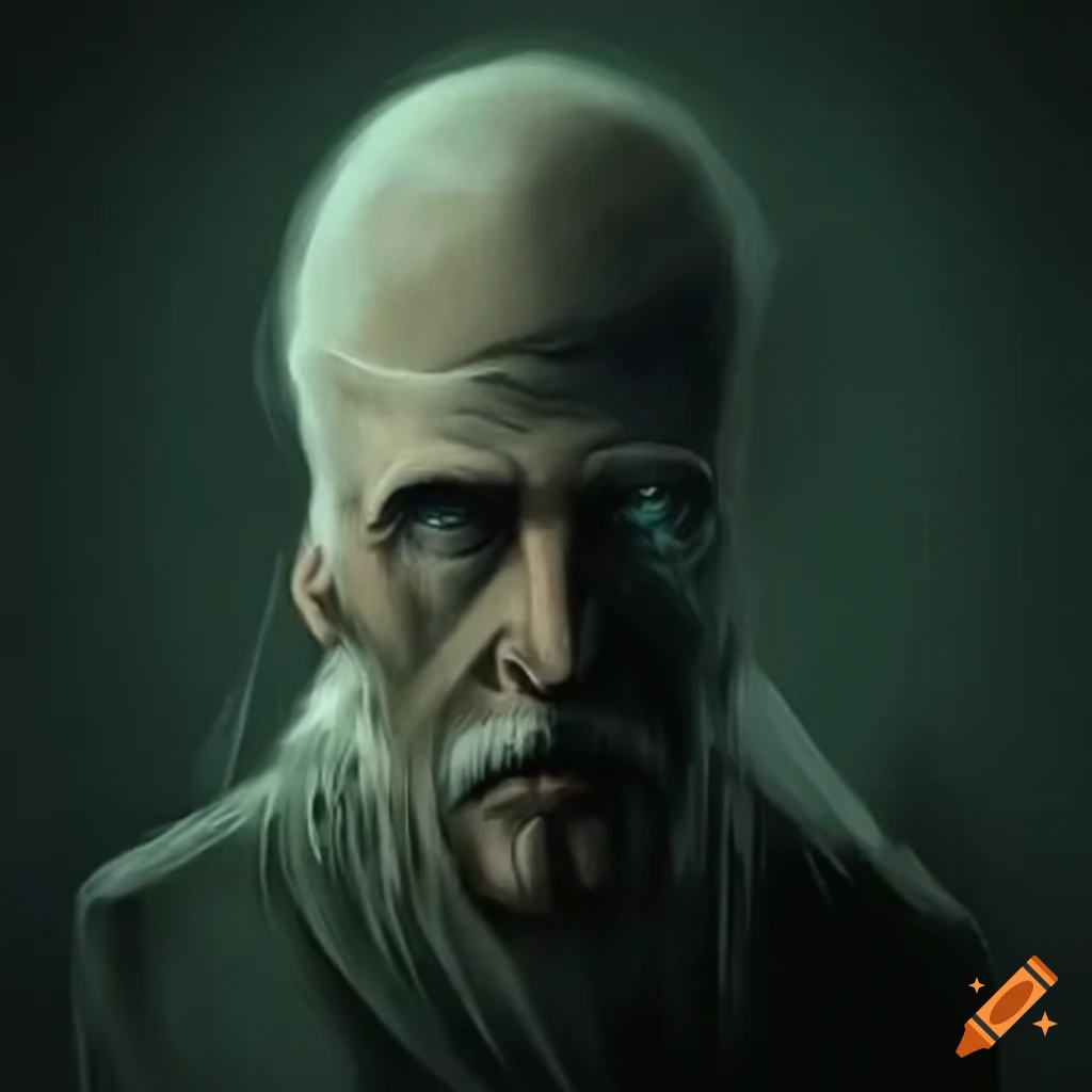 Concept art of a medieval man with an eyepatch