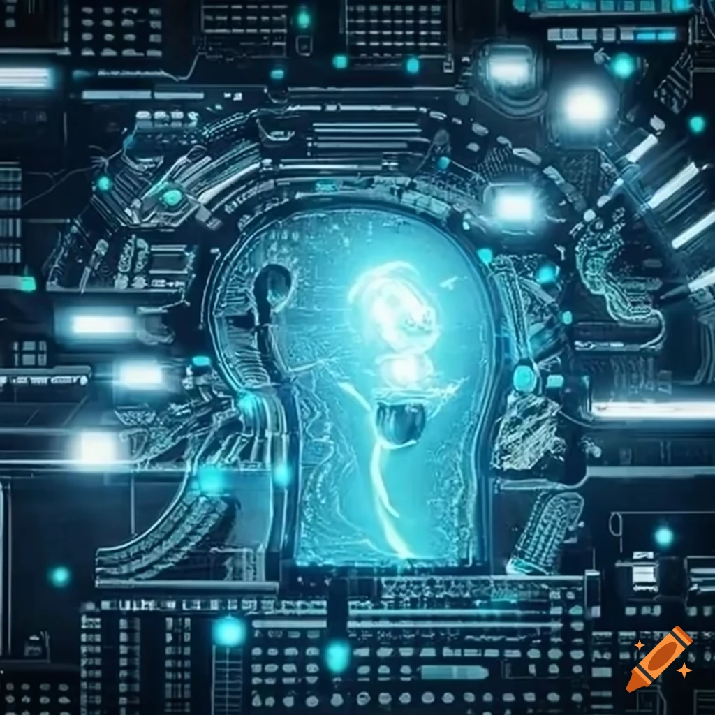 Image depicting innovative technology breaking barriers on Craiyon