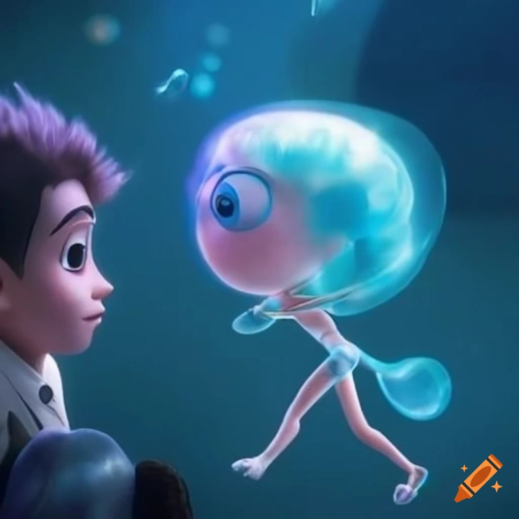 Poster of Bubbles, a Disney Pixar movie on Craiyon